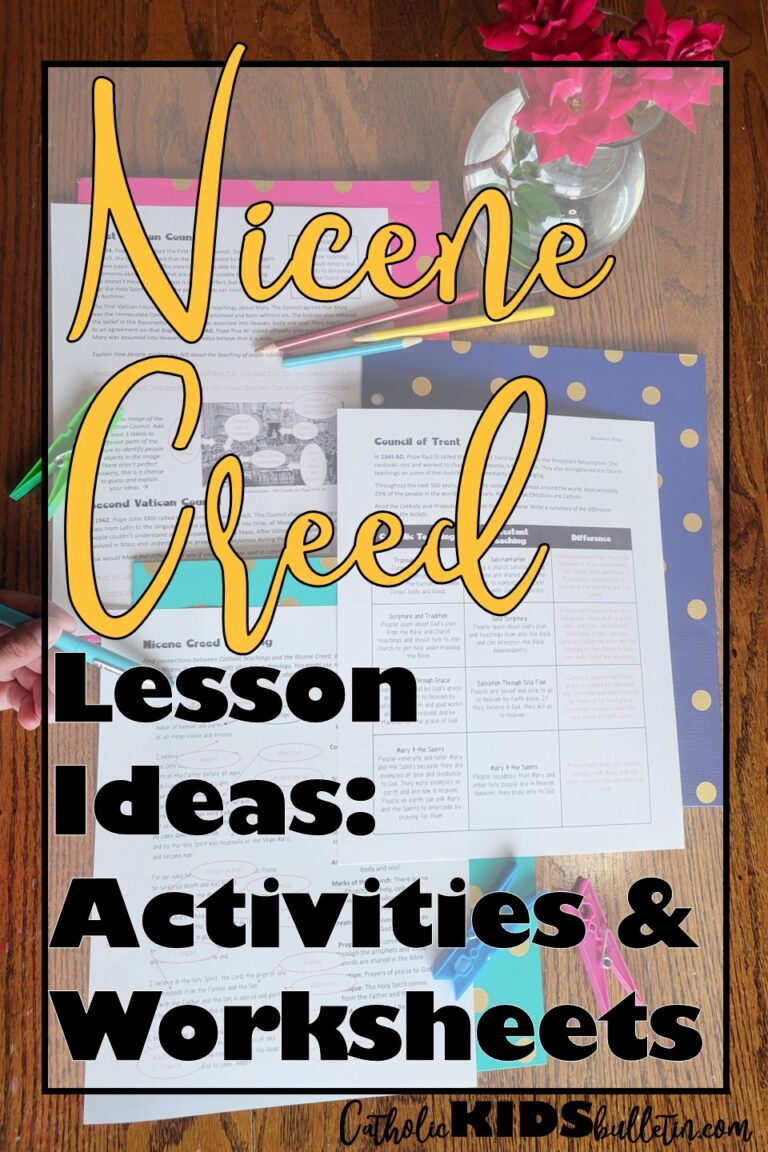 Nicene Creed Lessons: Easy Activities & Free September Bulletins ...
