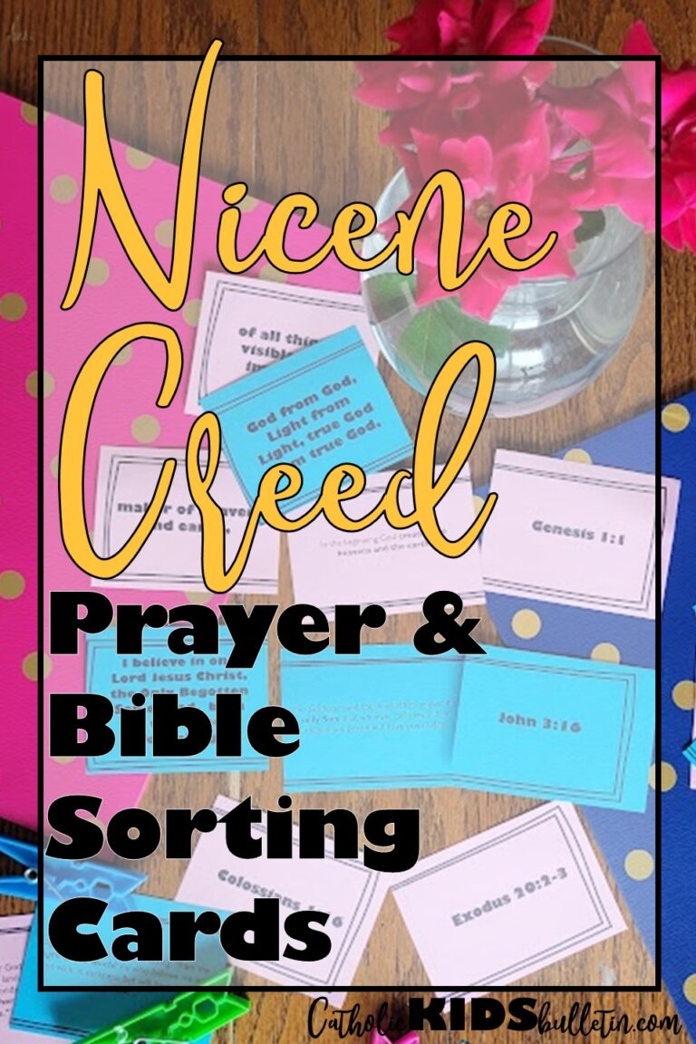 Nicene Creed Lessons: Easy Activities & Free September Bulletins ...
